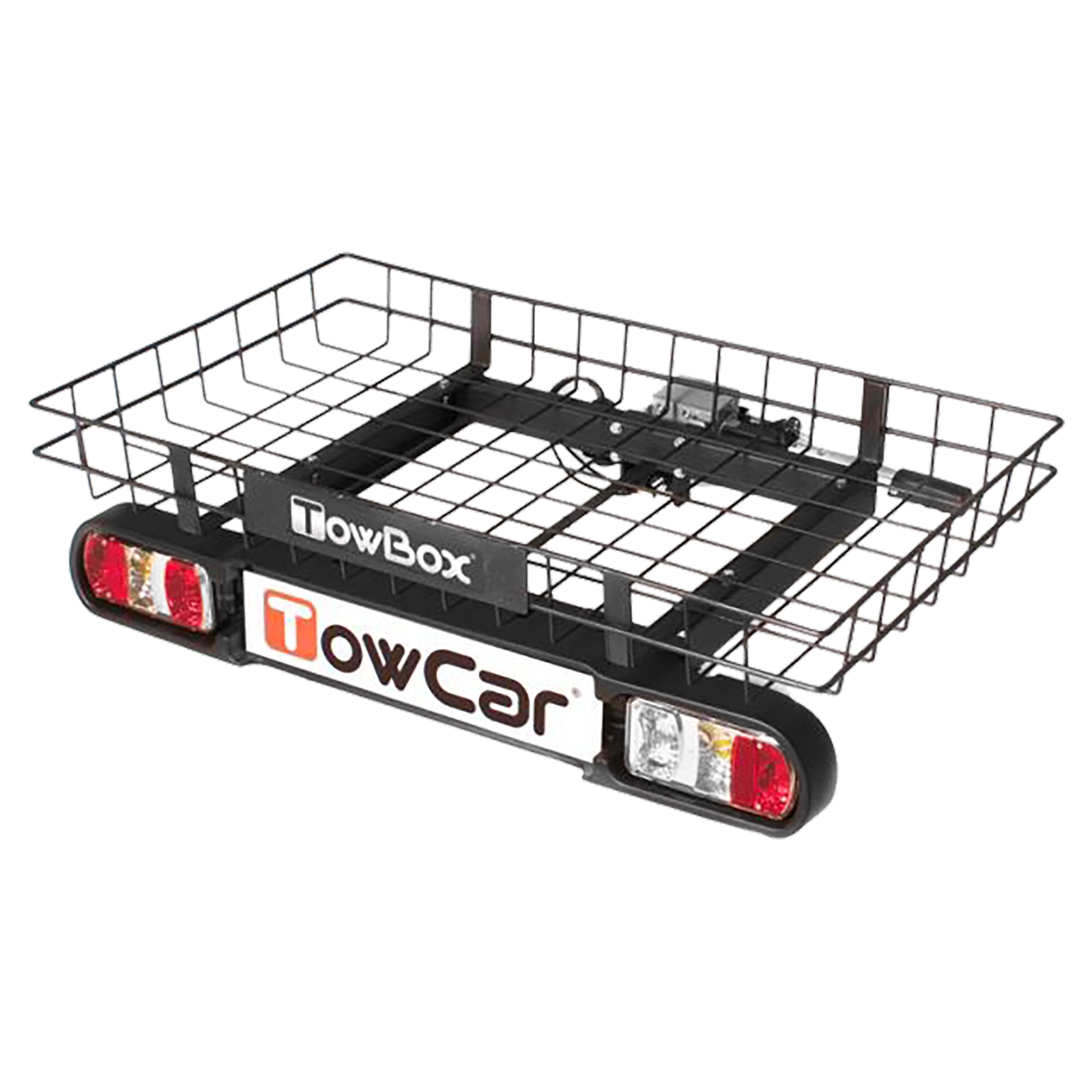 Transport basket TowCar Cargo V2 - Installation on towbar 50 kg payload ...