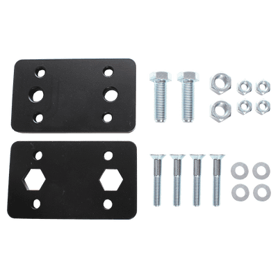 Adapter plate from 2-hole to 4-hole - Max. vertical load: 140 kg D ...